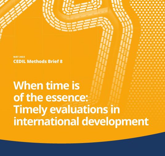 Methods Briefs Archives | CEDIL-Centre of Excellence for Development ...